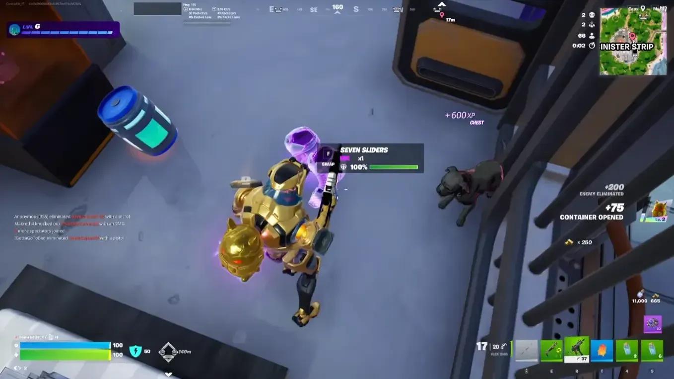 Fortnite Guide: How to Damage Opponents With Style Using Seven Sliders ...